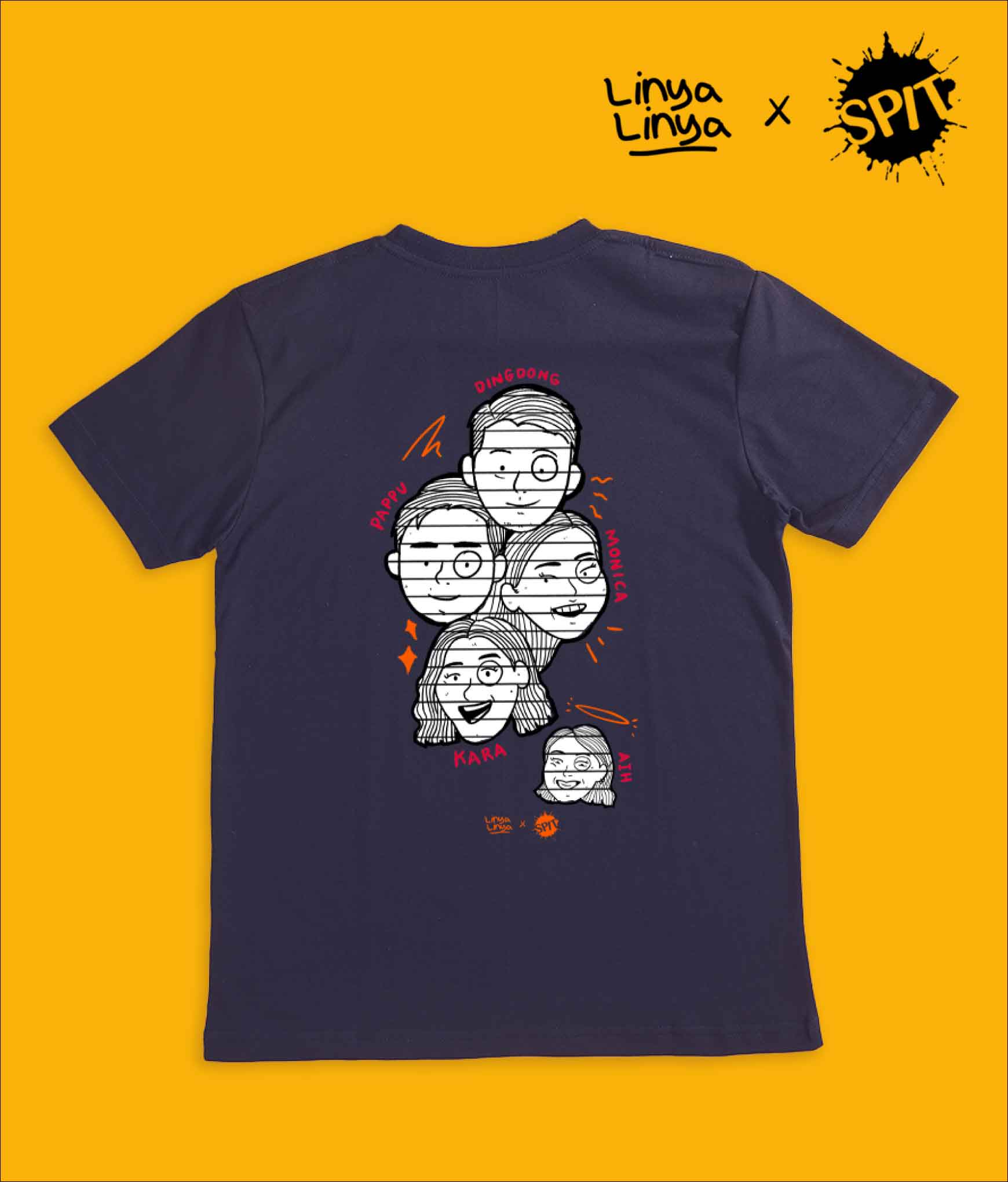 LINYA-LINYA X SPIT MANILA: Sa'yo Pala Itong T-Shirt [BLUE] – Linya-Linya