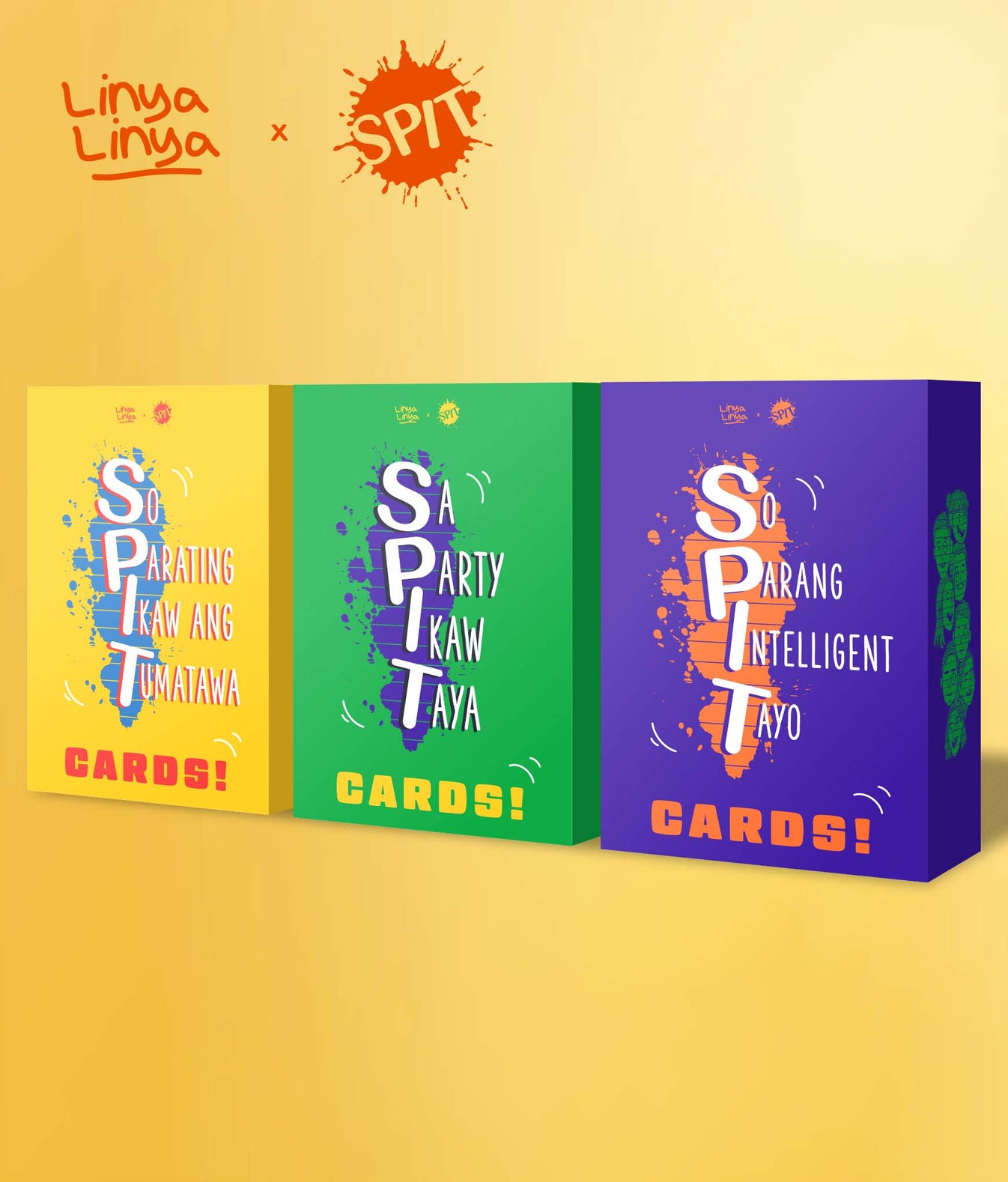 LINYA-LINYA X SPIT MANILA: Sa Party Ikaw Taya Cards (GREEN) – Linya-Linya